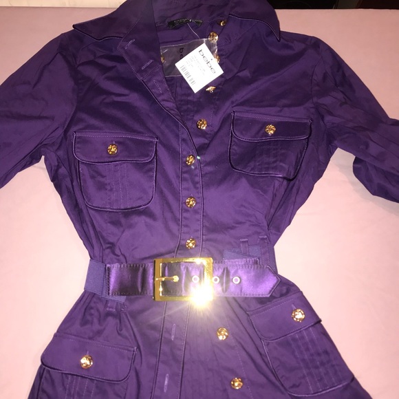 bebe | Tops | Purple Tunic | Poshmark